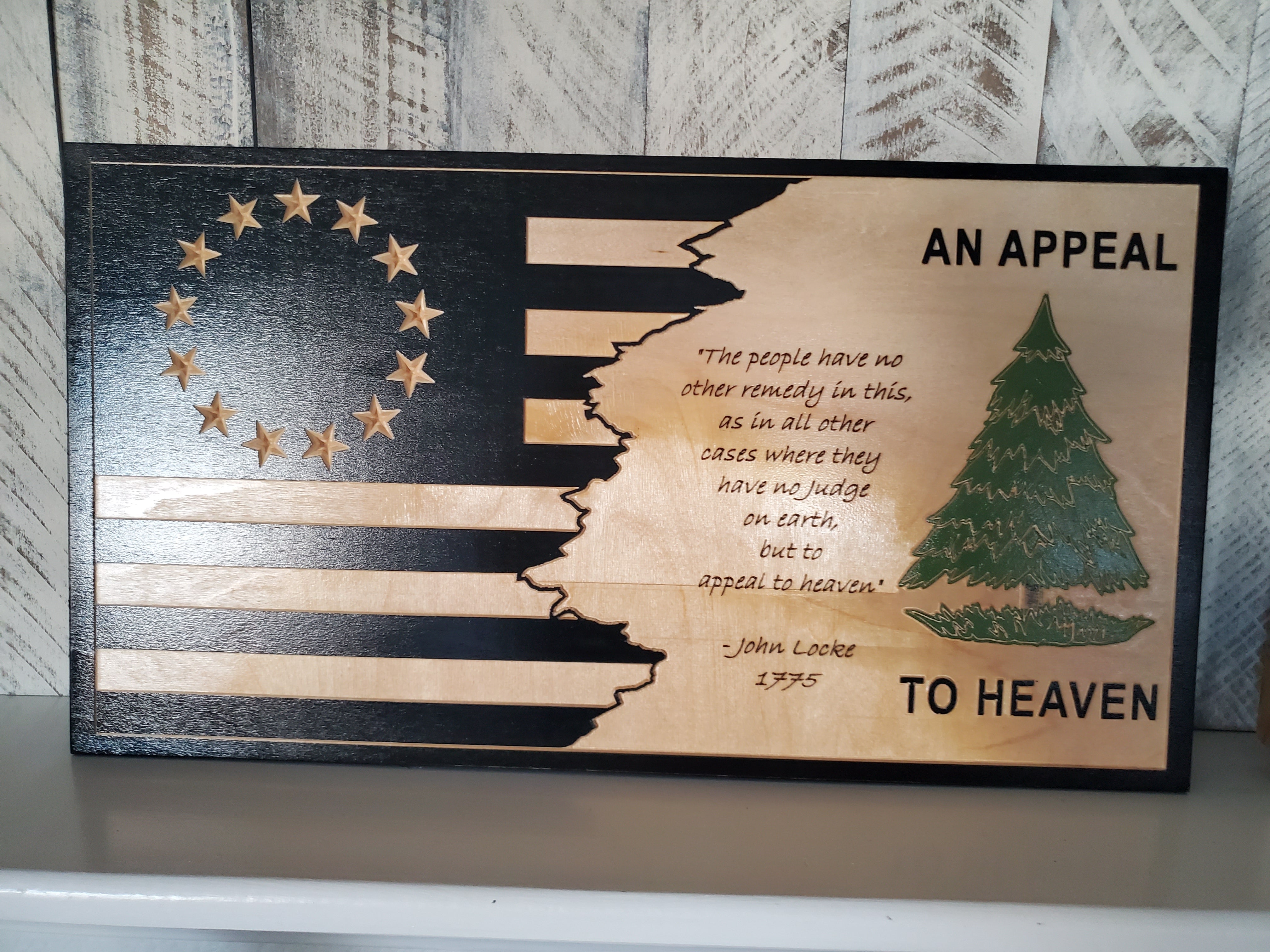 12x22 An Appeal To Heaven Flag – Brothers Grimm Woodworks