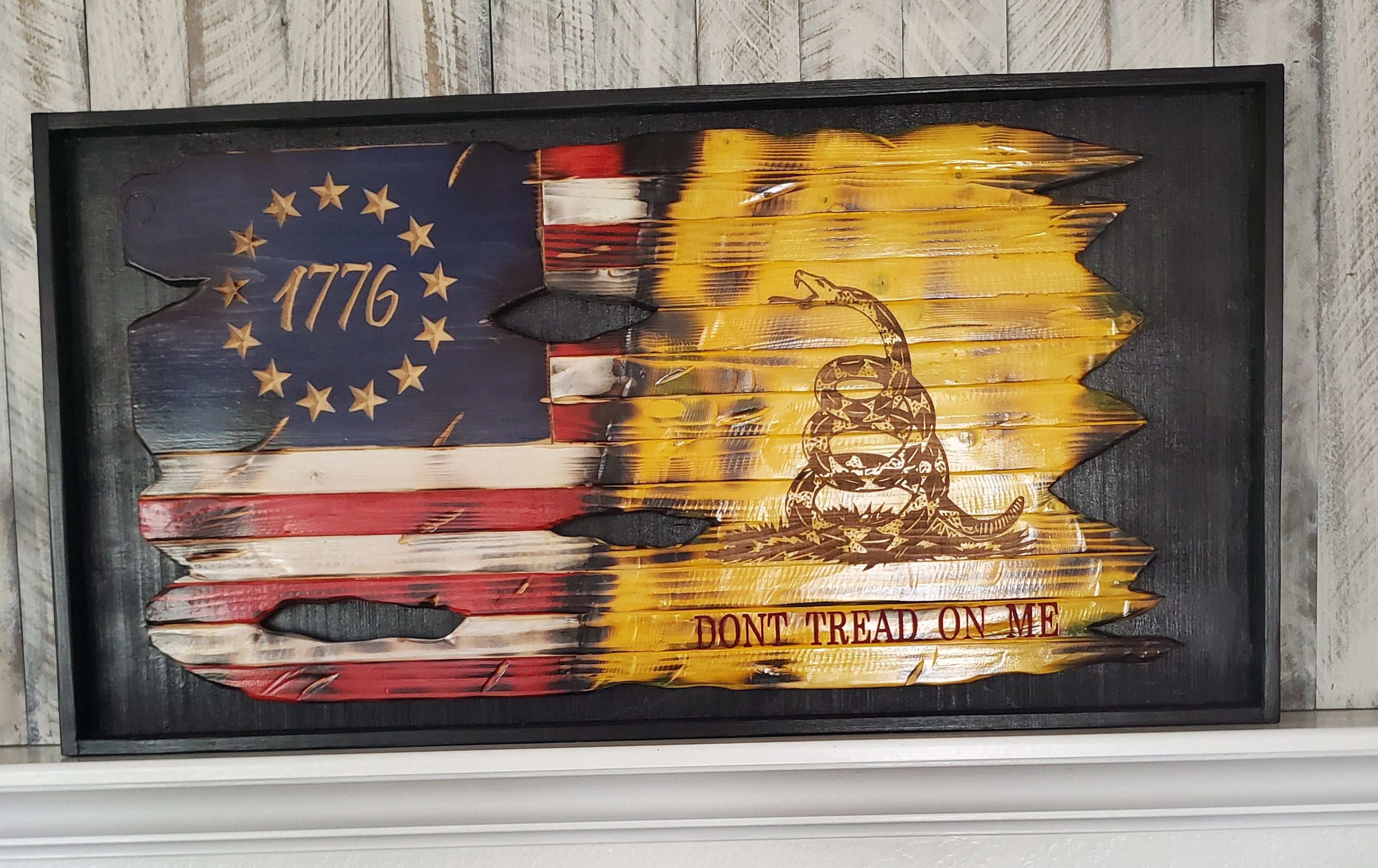 Legacy Gadsden Flag – Brothers Grimm Woodworks