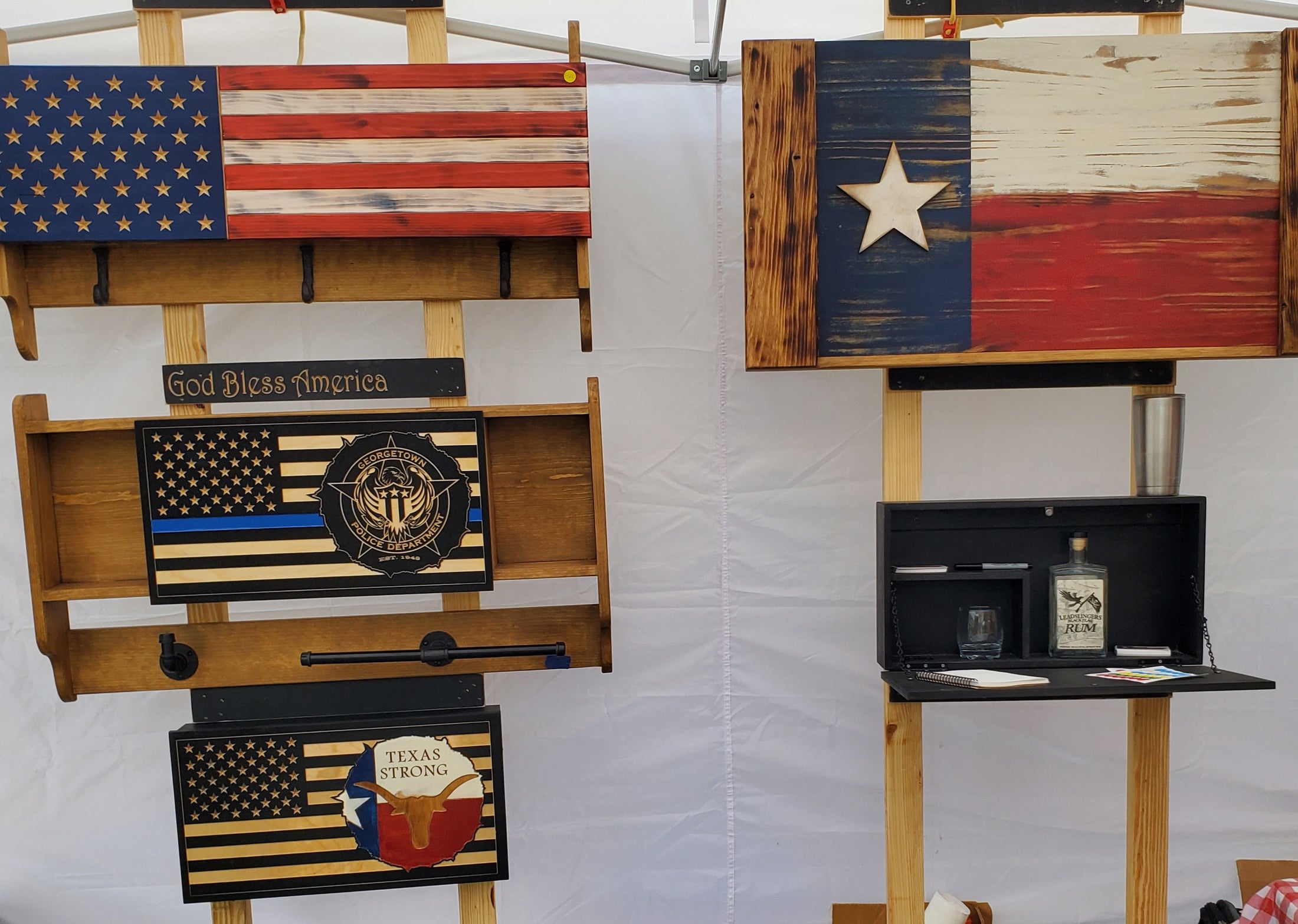 Tactical Concealment Flag Rack – Brothers Grimm Woodworks